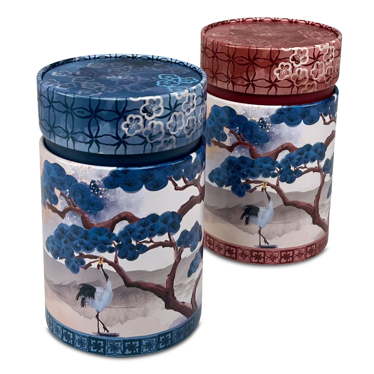 Teedosen Crane 150g (2er Set) – Nibelungentee